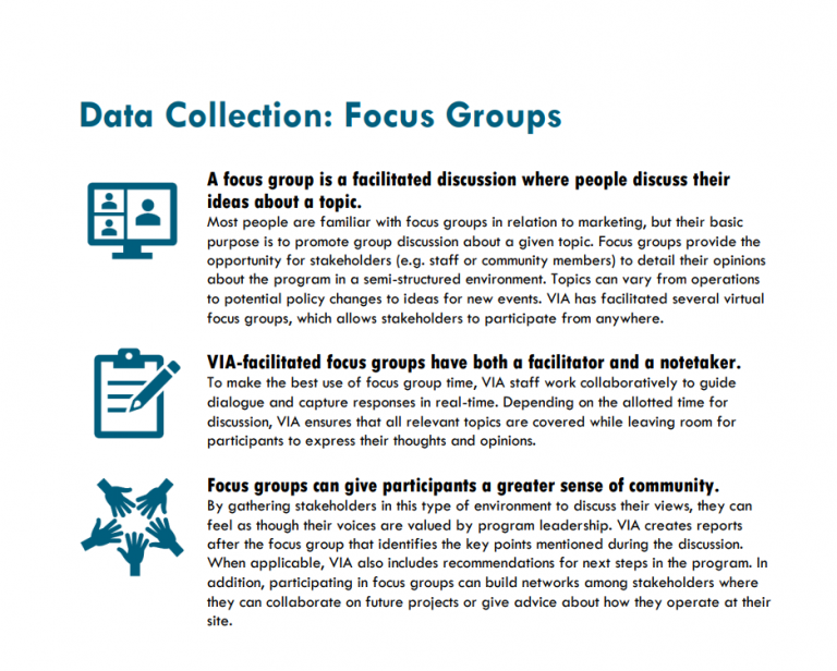 Via Evaluation - Focus Groups Explained: How VIA Conducts Effective ...