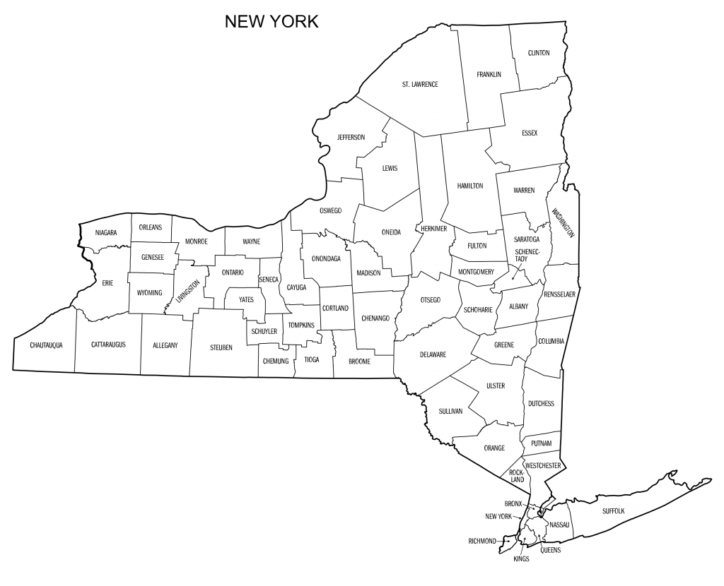 new-york-county-map - Via Evaluation